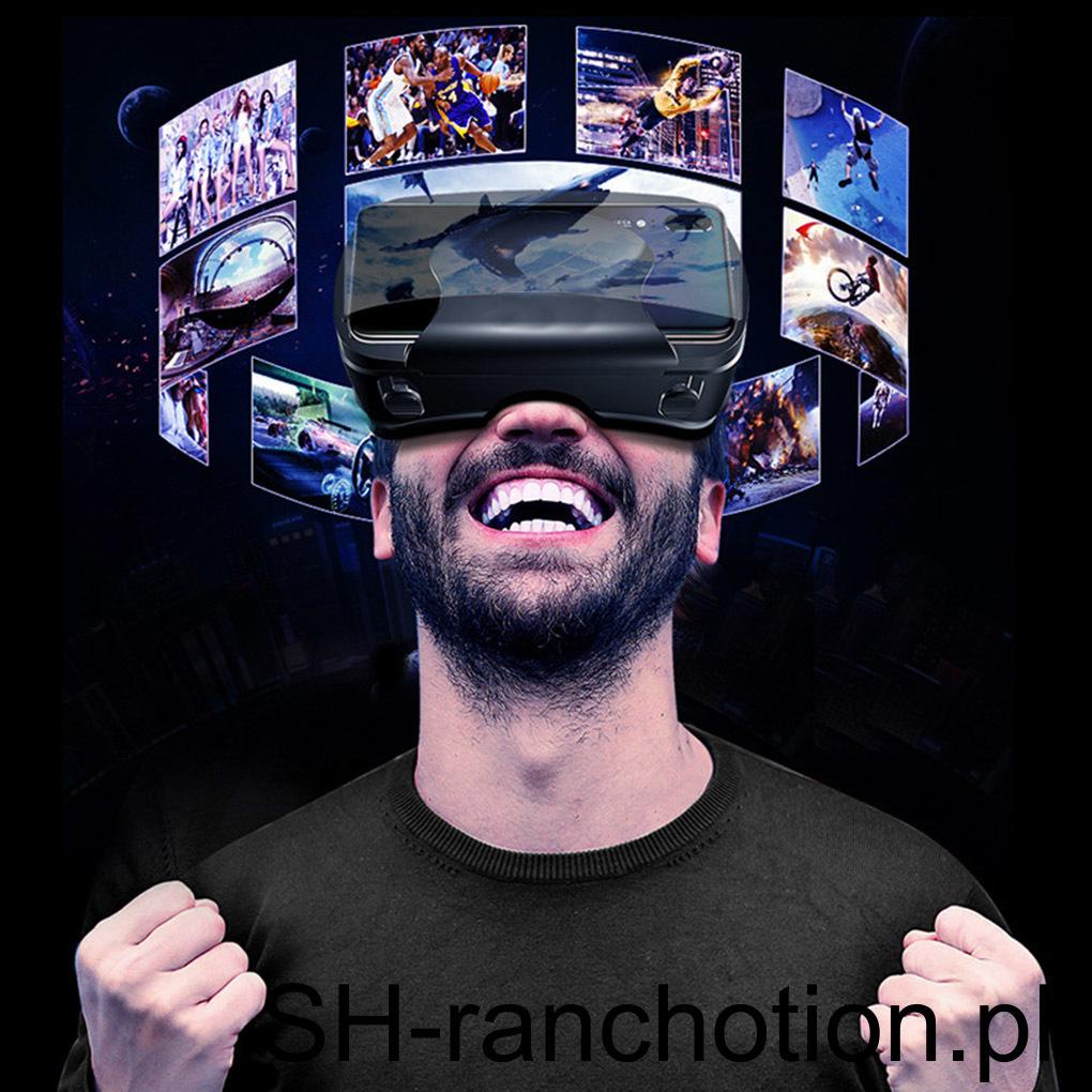 3D VR Glasses Virtual Reality Full Eyeglasses Wide-Angle Smartphone ...
