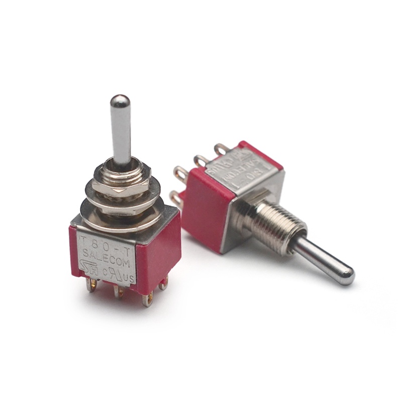 SH/Salecom 3 Way 6 leg On/off/On Mini Switch Guitar Humbucker Coil ...