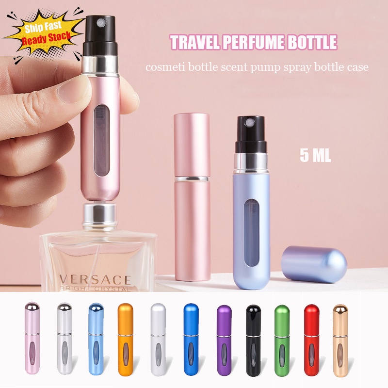 NEW 5ML Travel Portable Mini Refillable Perfume Atomizer, Portable ...