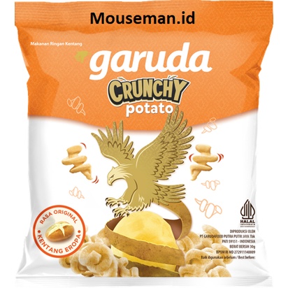 Garuda Crunchy Potato Original Flavor European Potato 29gr | Shopee ...