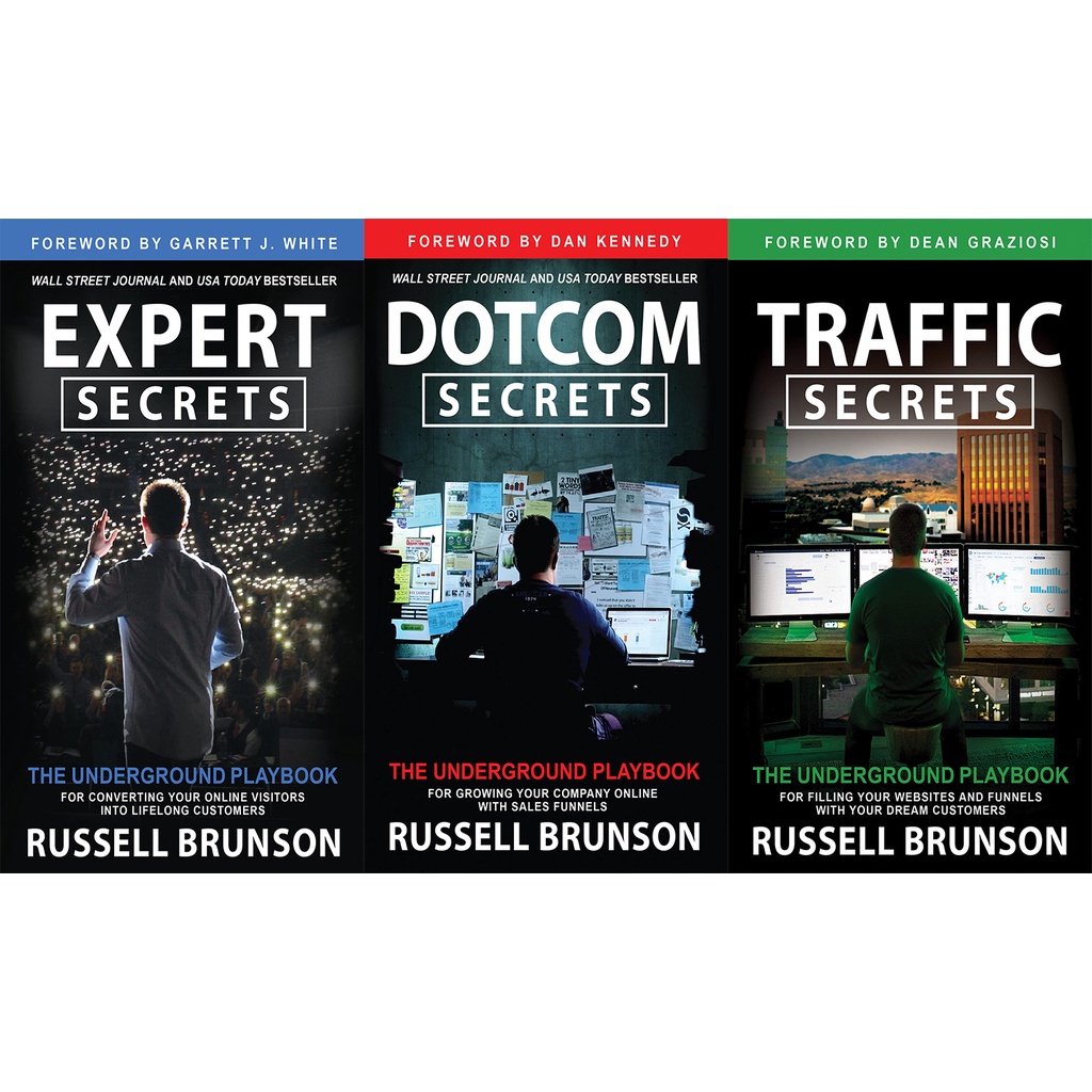 Expert Secrets, Dotcom Secrets, Traffic Secrets [Paperback] By: Russell ...