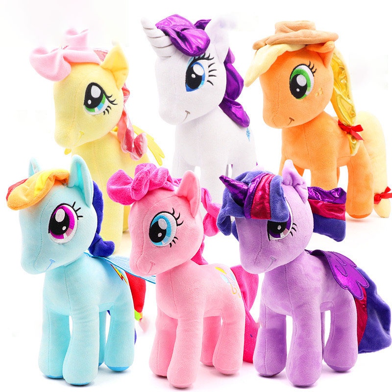 Pony My Little Plush Toy Twilight Sparkle Pinkie Pie Stuffed Dolls Girl ...