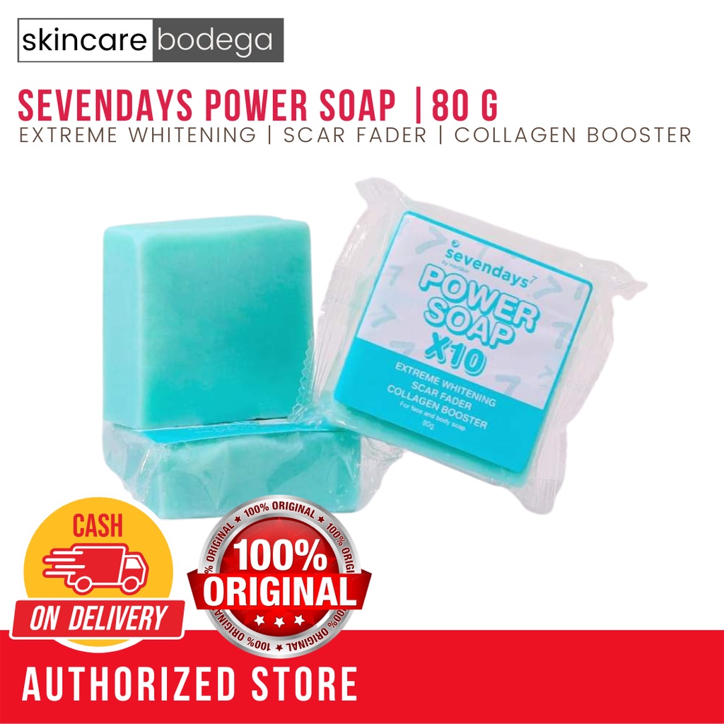 [ONHAND] POWERSOAP10X BY SEVENDAYS / SEVEN DAYS POWER SOAP | Shopee ...