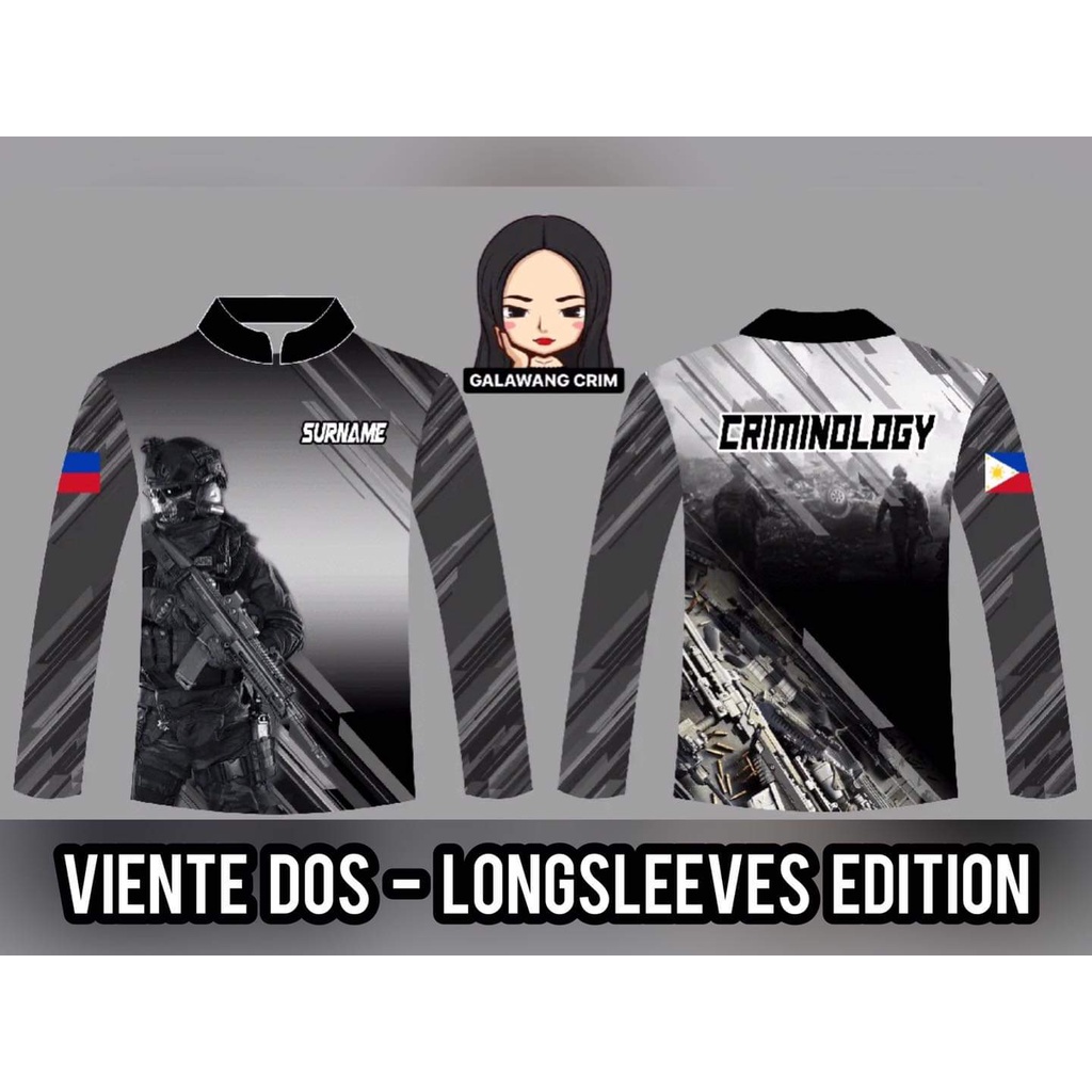 NEW Criminology Polo Shirt Long Sleeve Drifit for Men Women with ...
