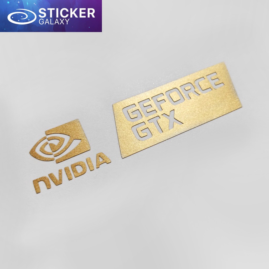 【Hot sale】Nvidia Gtx Geforce Pc Gamer Vinyl Sticker Decal For Pc Case ...
