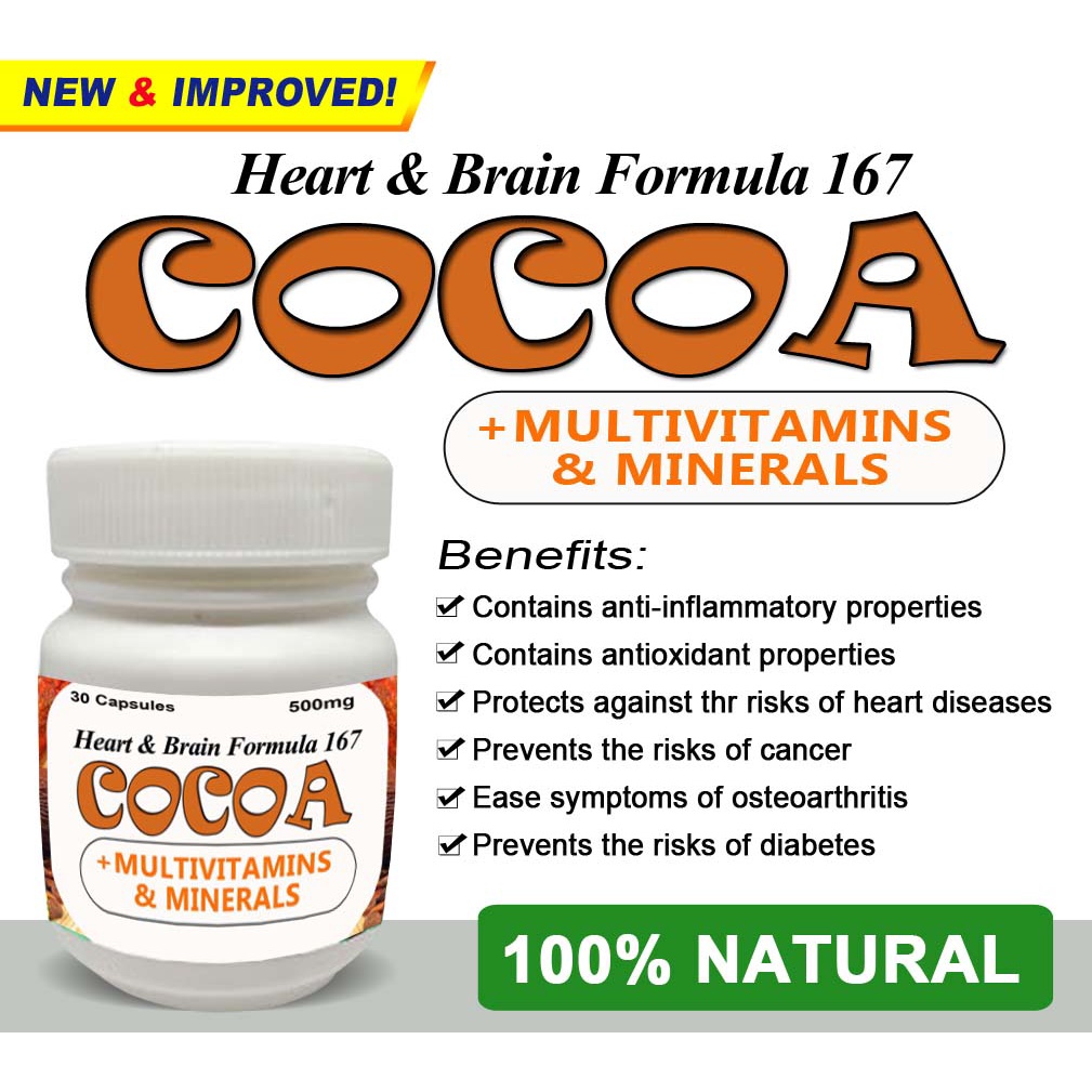 FORMULA 167 COCOA CAPSULES (ED) | Shopee Philippines