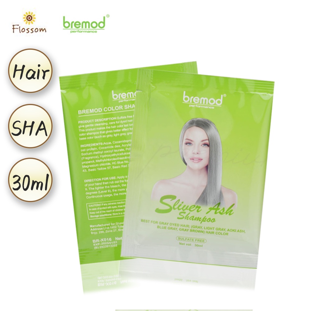 Bremod Performance Hair Purple Silver Ash Shampoo Color Protection And ...