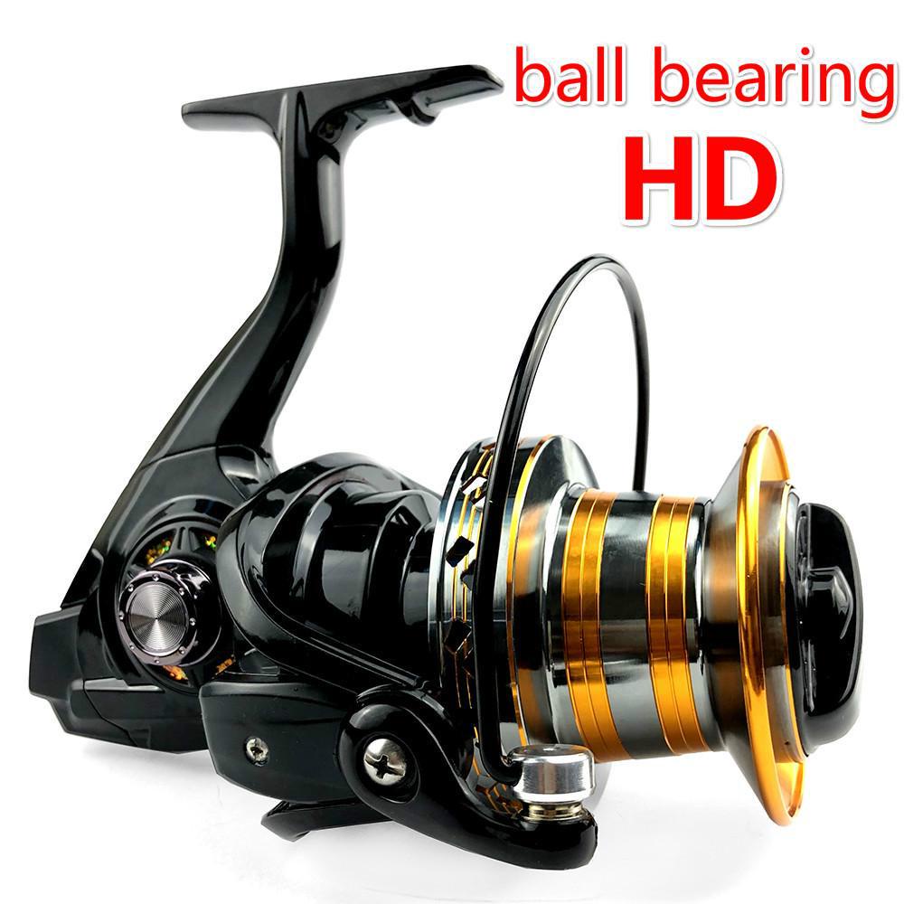 ☁☒30KG Max Drag Spinning Fishing Reel With Large Spool Strong Body ...