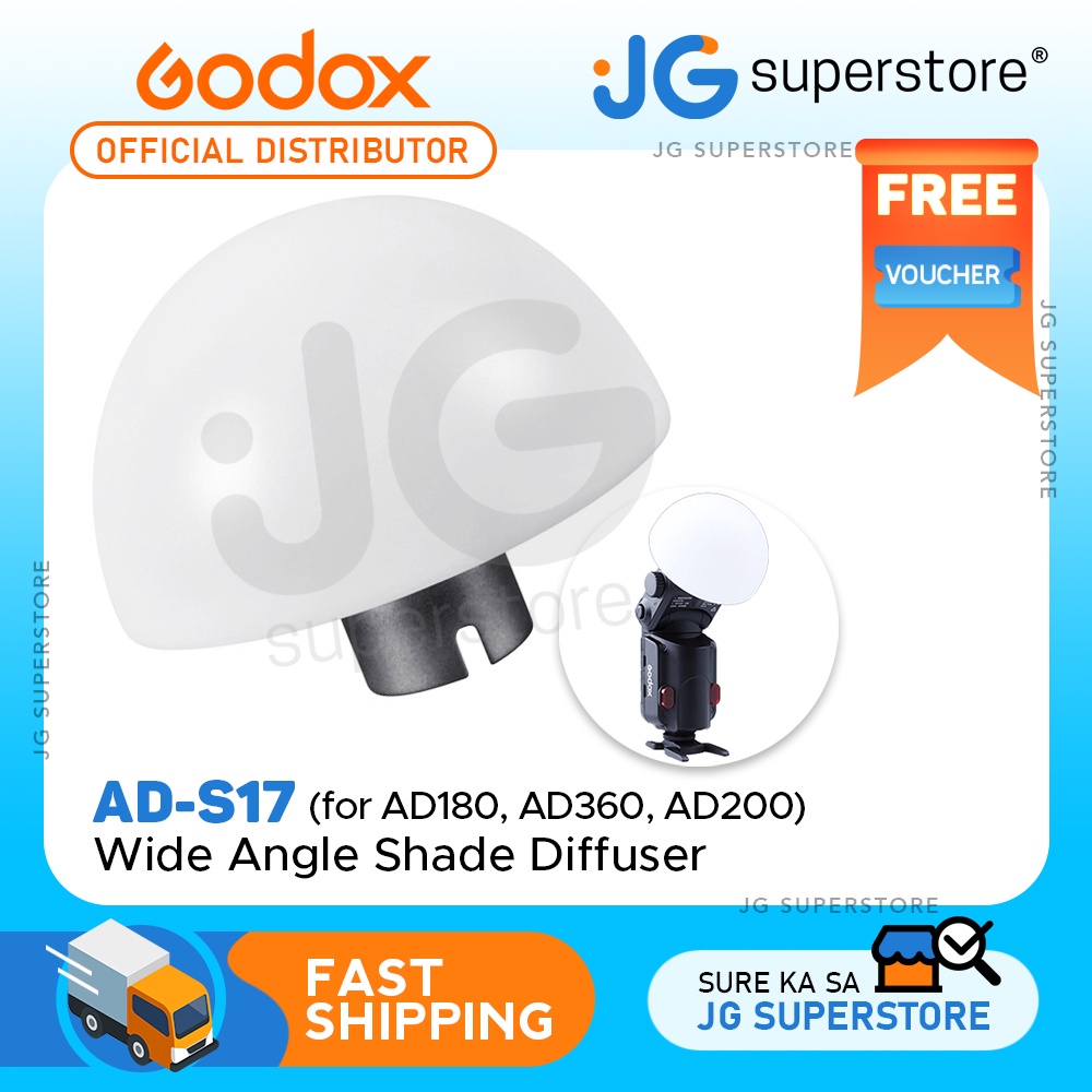Godox AD-S17 Wide Angle Soft Focus Shade Diffuser for AD180, AD360 ...