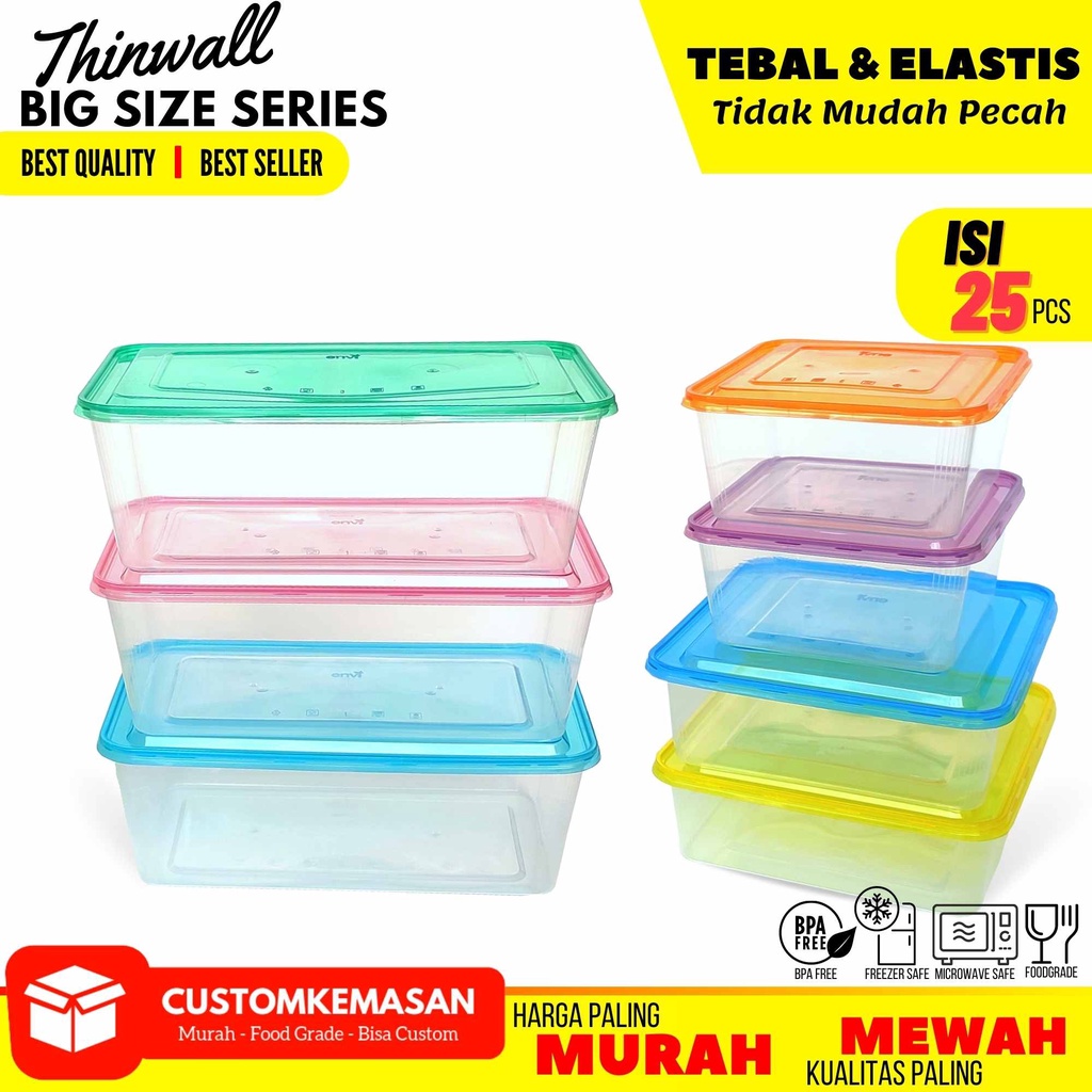 Color/plastic Lunch Box/Plastic Container / Big Size Premium / Special ...