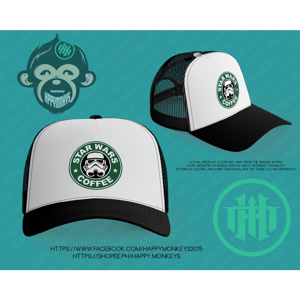 HM TRUCKER CAP NET CAP SPOOFS SPOOF STARWARS COFFEE | Shopee Philippines