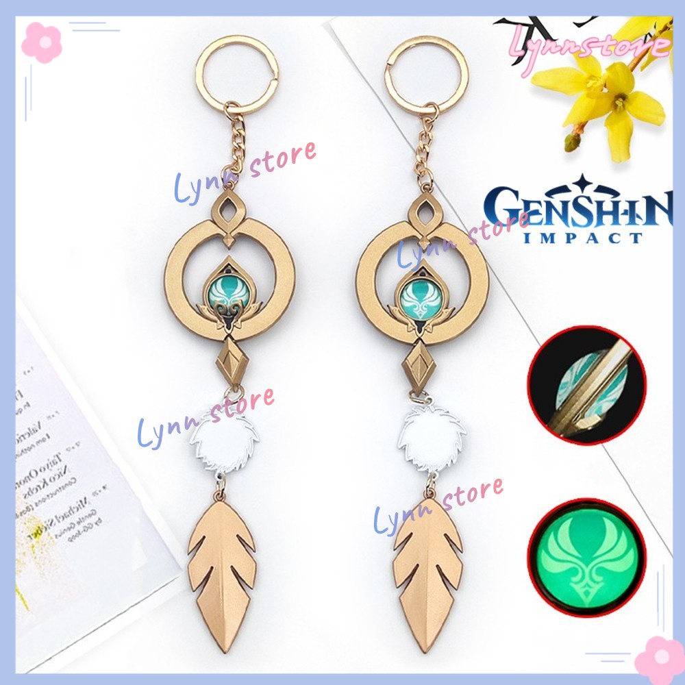 High quality Game GENSHIN IMPACT VISION Keychain Cosplay Wanderer ...