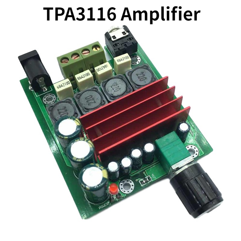 Digital complete amplifier module HIFI 2.0 TPA3116 D2 2*50W audio ...