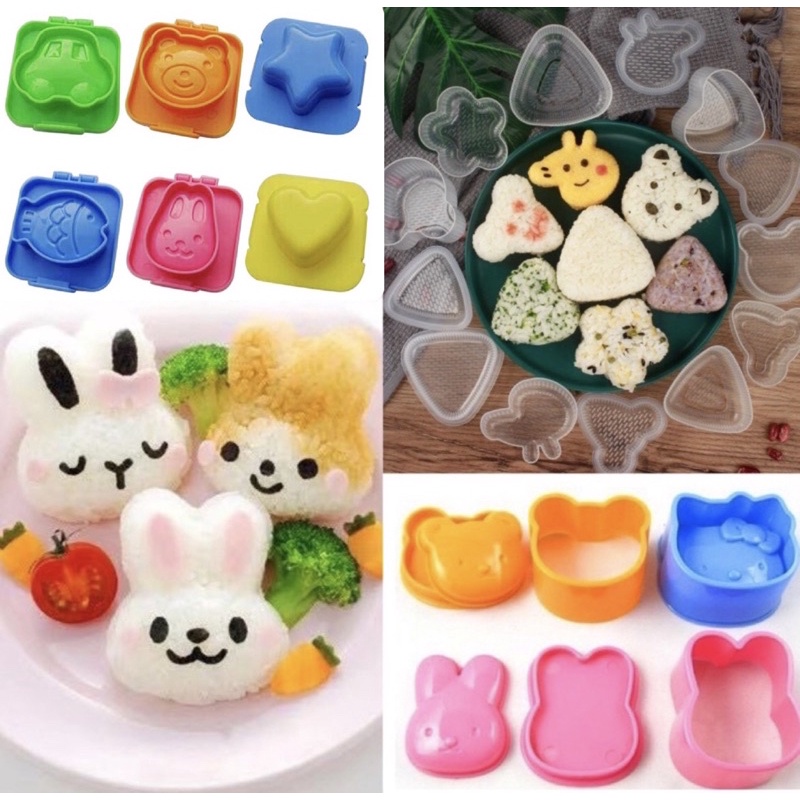Rice mold Sushi Mold Rice Ball Bento Mold Food Press Sandwich mold ...