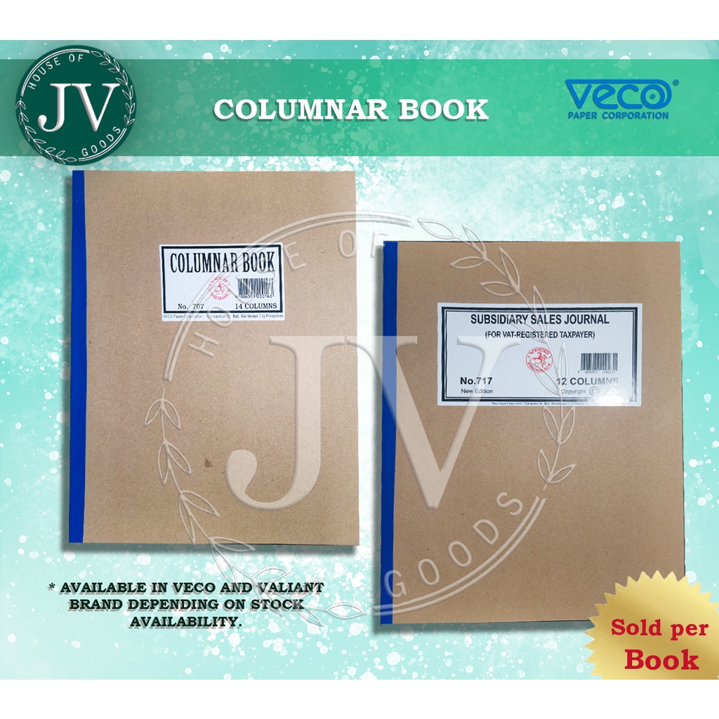 Columnar Book, Notebook & Journal 1pc | Shopee Philippines