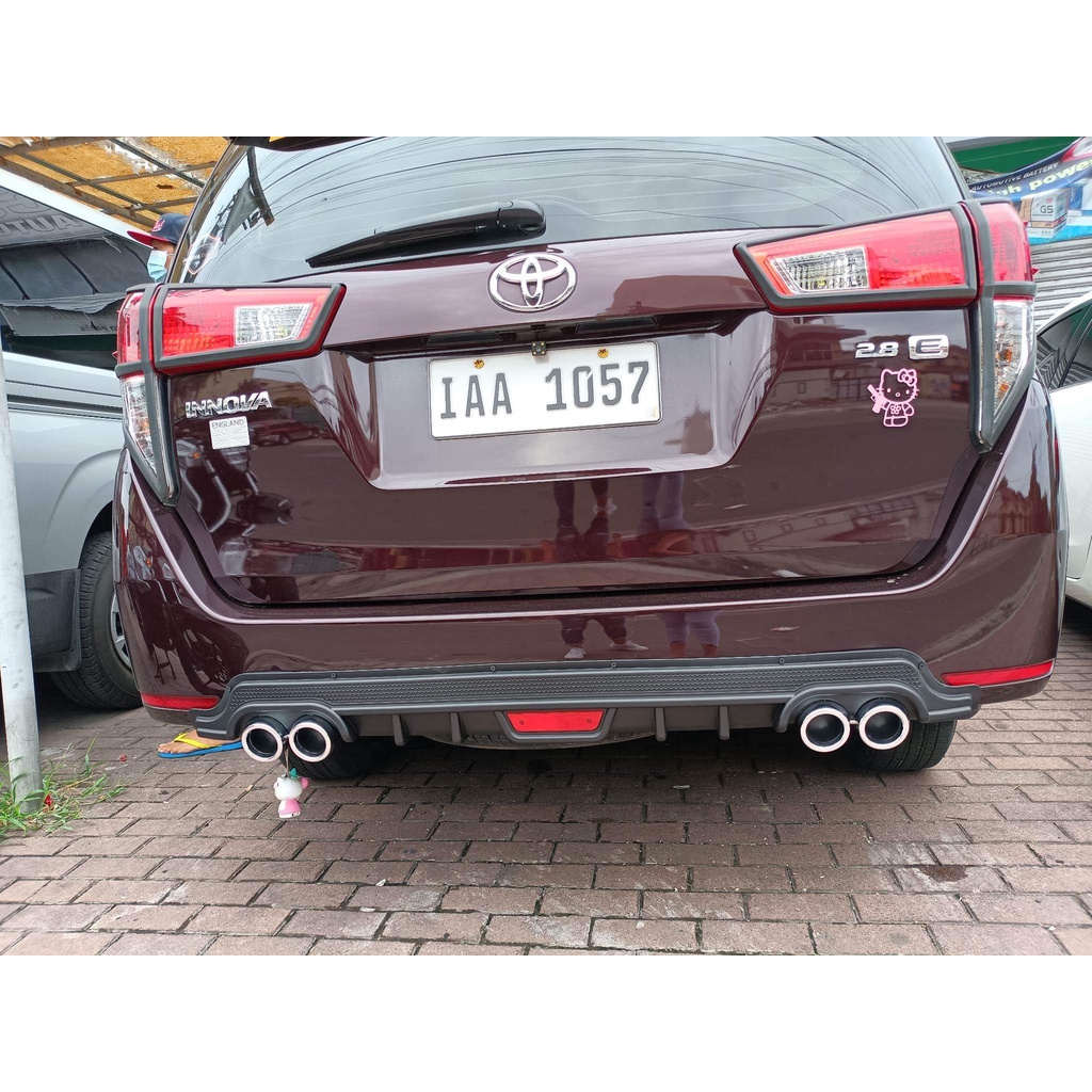 Toyota Innova Rear Bumper Diffuser | Shopee Philippines