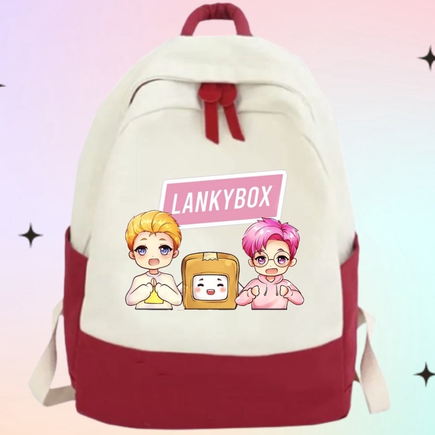 Children's SCHOOL BACKPACK SCHOOL BAG LANKYBOX MOTIF (Free Name ...