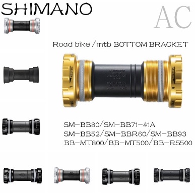 SHIMANO Road Bike /MTB BOTTOM BRACKET Press Fit/Threaded SM-BB80/SM-BB71-41A/SM-BB52/SM-BBR60/SM ...