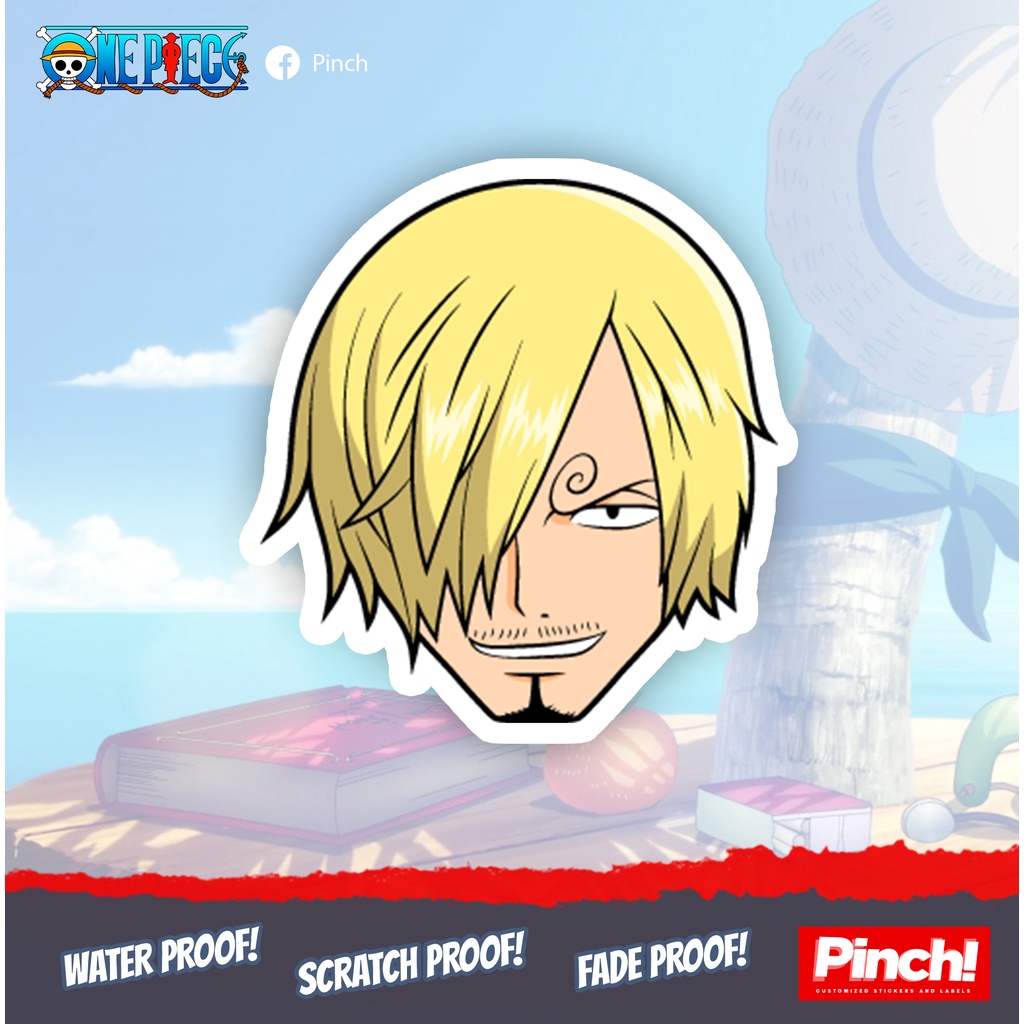 One Piece Sticker - Vinsmoke Sanji 4pcs | Shopee Philippines