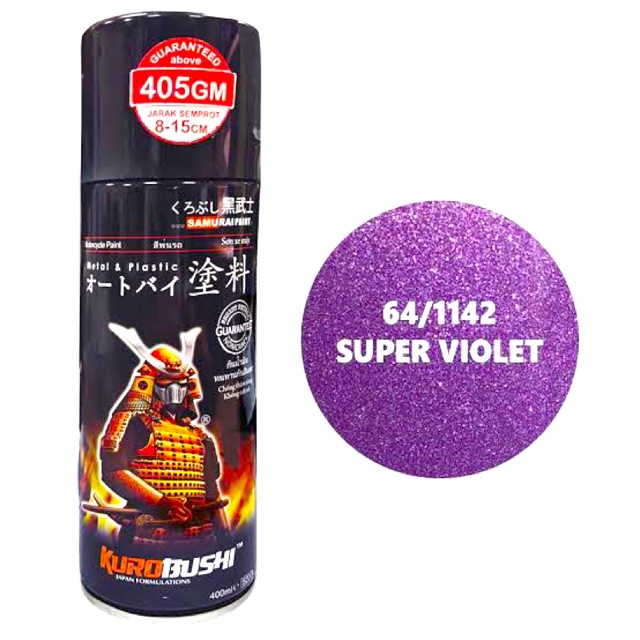 Samurai Paint 64/1142 Super Violet Metallic 400ml | Shopee Philippines