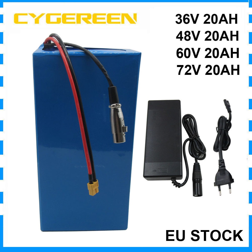 36V 48V 60V 72V 15AH 20AH 30AH Lithium ion Ebike 18650 Battery Pack ...