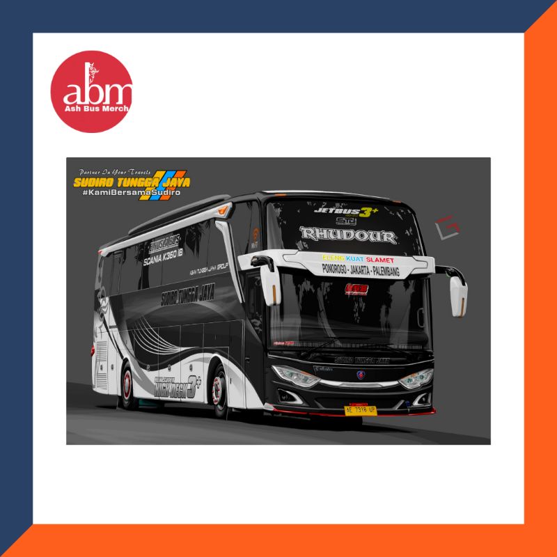 Poster Bus Bus Sudiro Tungga Jaya STJ Rhudour | Shopee Philippines