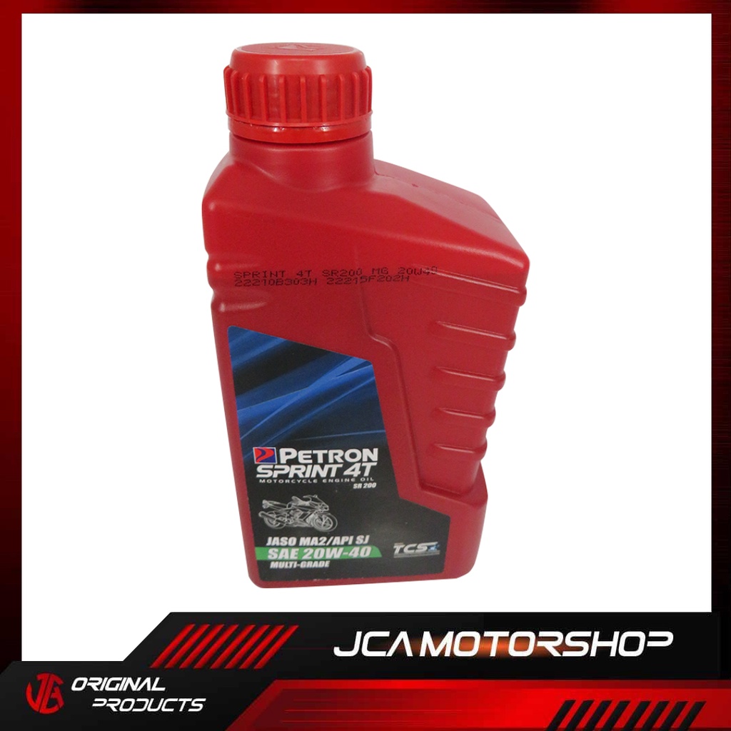 PETRON SPRINT 4T SR200 MOTORCYCLE ENGINE OIL 20W-40 MULTI GRADE (1LITER ...