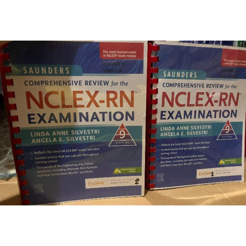 Saunders Nclex-rn examination comprehensive 9th edition | Shopee ...