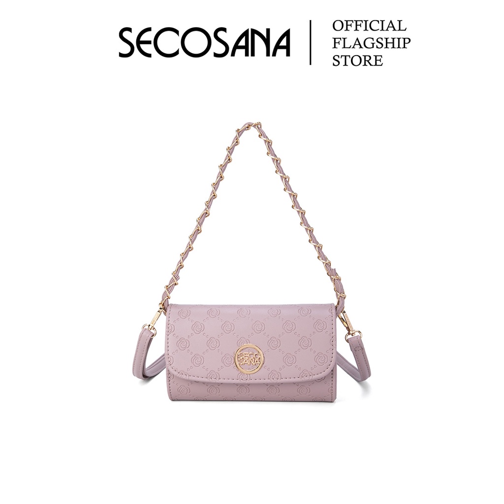 SECOSANA Genelle Monogram Shoulder Bag | Shopee Philippines