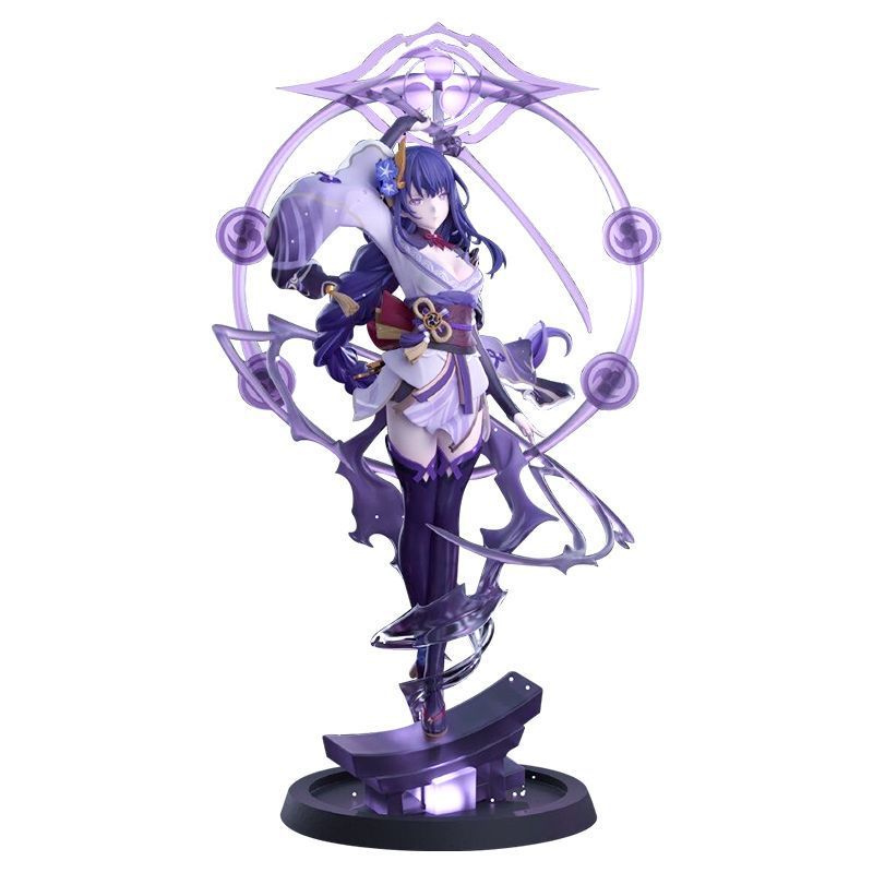 new Genshin Impact Garage Kits General Raiden Rainbow Figure Two ...