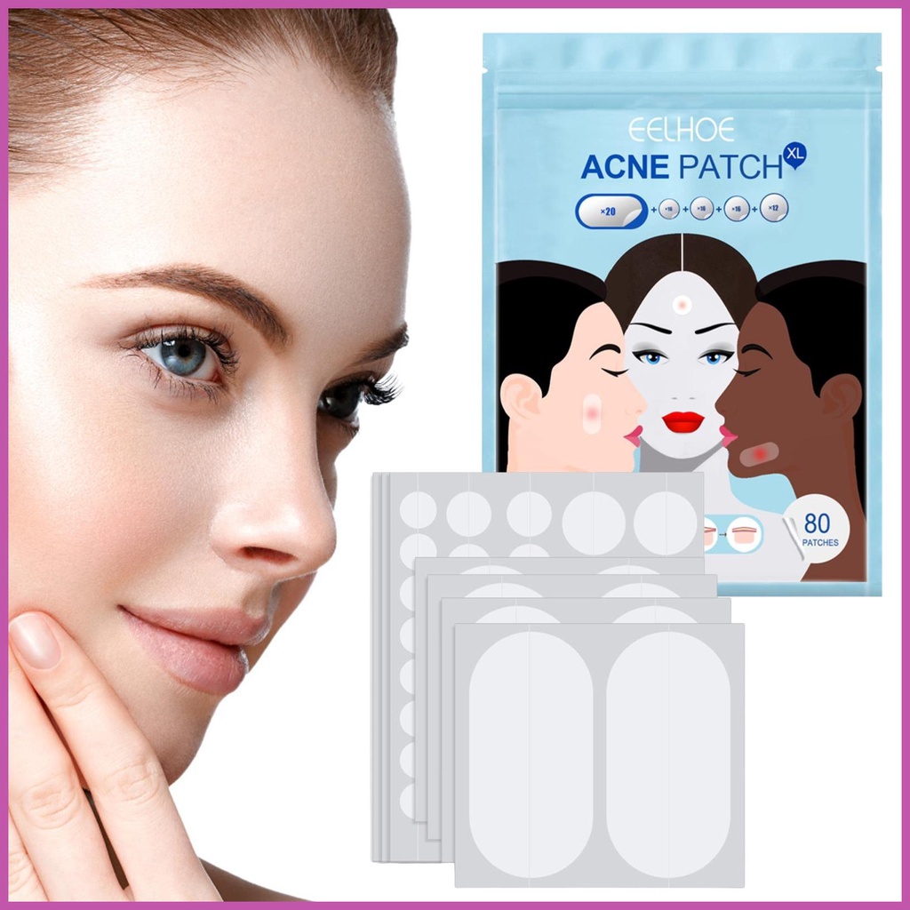 80 PCS Invisible Acnes Pimple Patch Skin Tags Skincare Blemish Spot ...