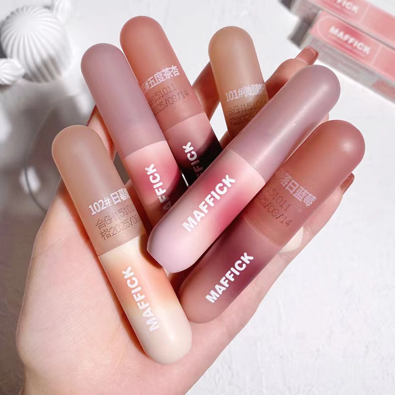 MAFFICK ombre matte lip tint make up lips stain liptint lipstick red ...