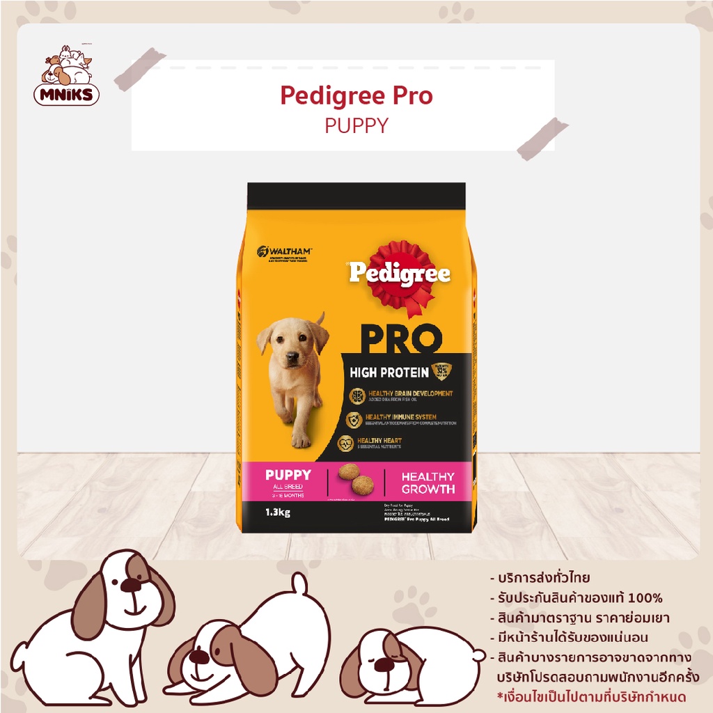 Pedigree pro High Protein Formula For Dogs Of All Breeds Size 1.3 kg ...