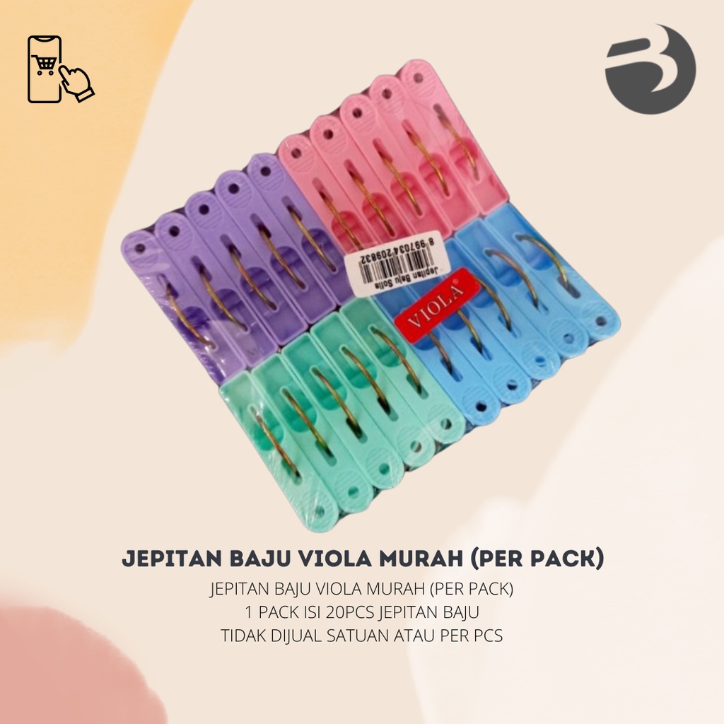 Viola CLOTHES CLIPS (PER PACK) | Shopee Philippines