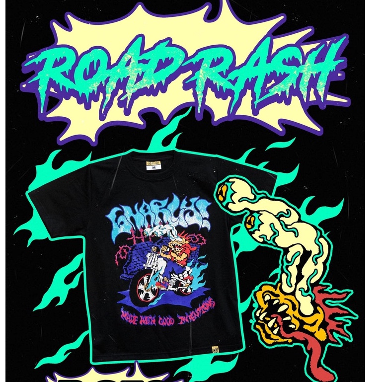 (Official New Store Sales) Gnarly! Tshirt Road Rash | Biohazard | Speed ...