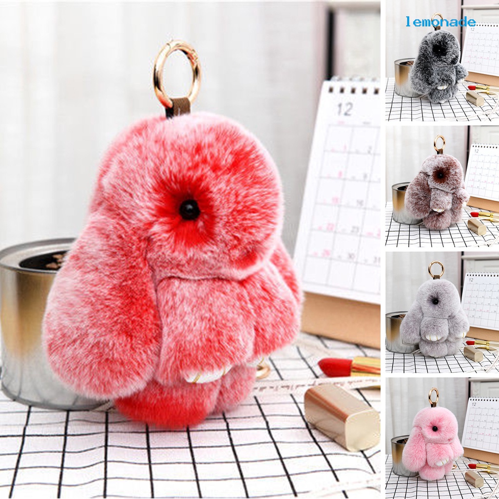 KCL Bunny Keychain Super Soft Faux Plush Lovely Rabbit Doll Plushies ...