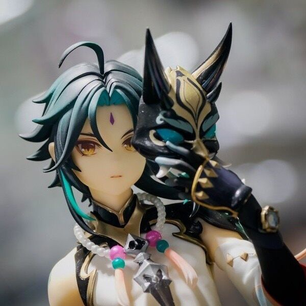 20cm Genshin Impact Xiao Guardian Yaksha Standing Ver. Scale Pvc Action ...