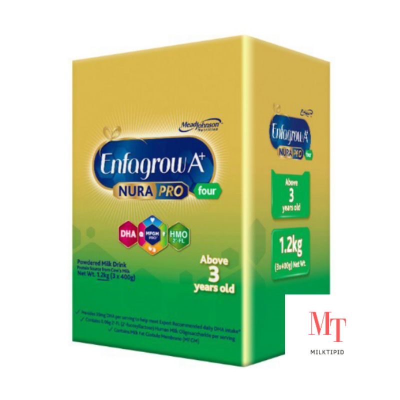 Enfagrow A+ Four 1.2kg NuraPro Formula Powdered Milk Drink for 3+ years ...