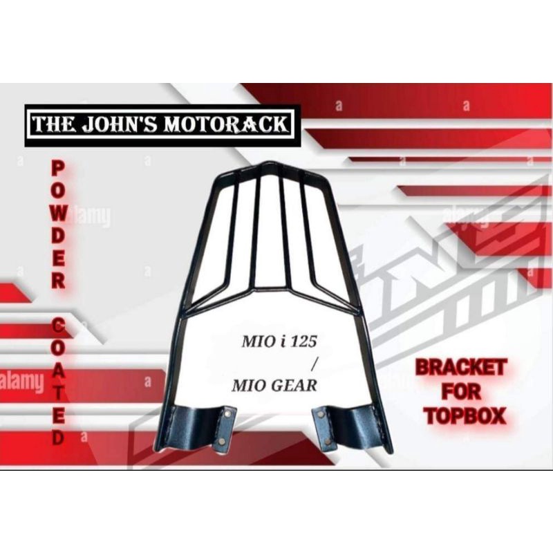 MIO GEAR TOP BOX BRACKET POWDER COATED | Shopee Philippines