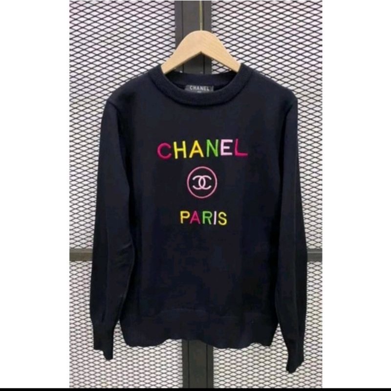 Chanel Paris Knitted Sweater | Shopee Philippines