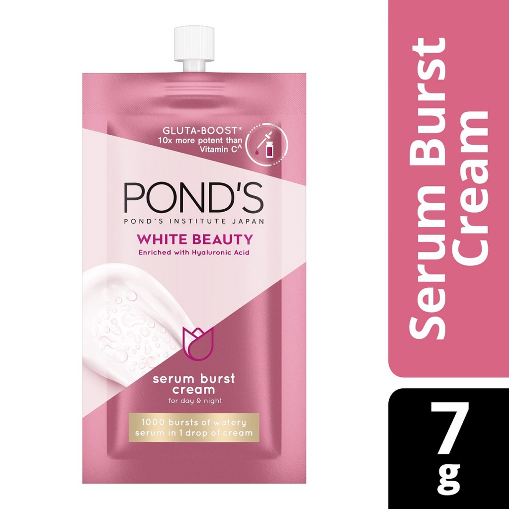 Ponds White Beauty Serum Burst Cream 7g | Shopee Philippines