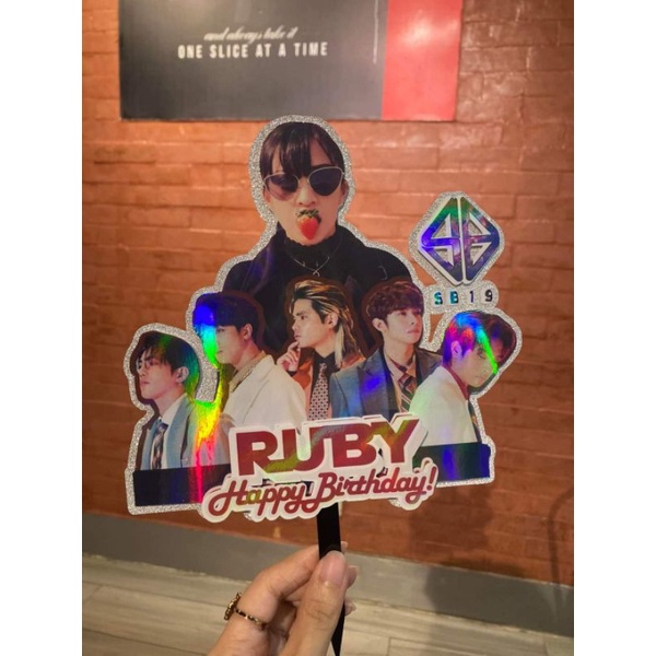 SB19 WYAT Holographic Cake Topper | Shopee Philippines