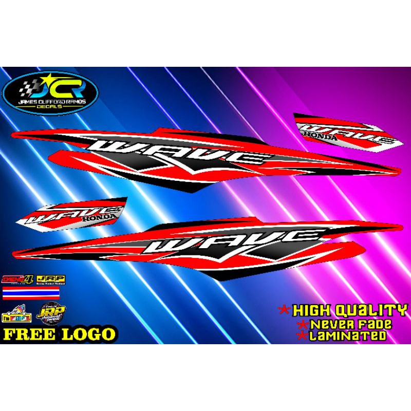 Honda Wave 100/110 Stock Decals Sticker | Shopee Philippines