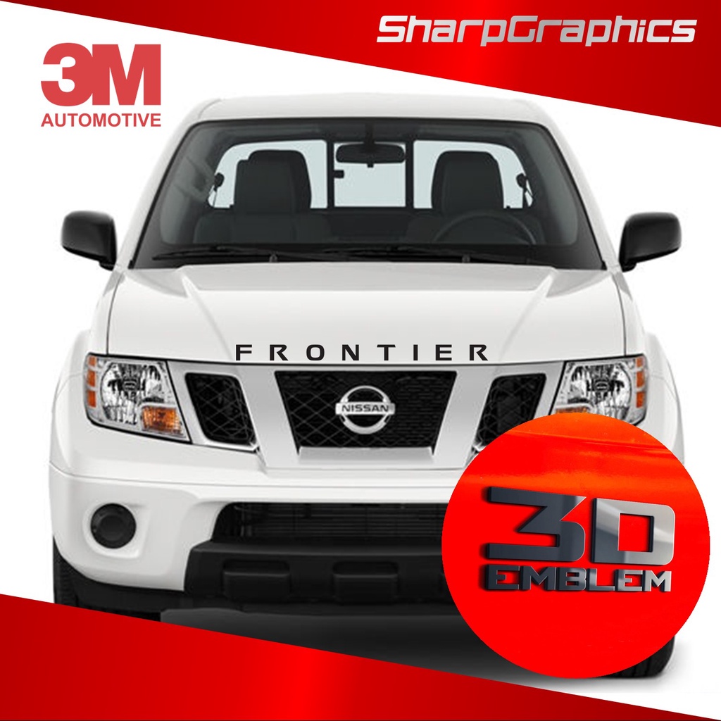 Nissan Frontier Matte Glossy 3D Hood Emblem Set | Shopee Philippines