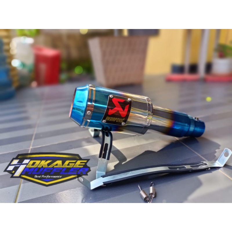 Akrapovic GP BLUE SLINCER ONLY SERIES PNP EXHAUST FOR ALL MATIC, DUCK ...