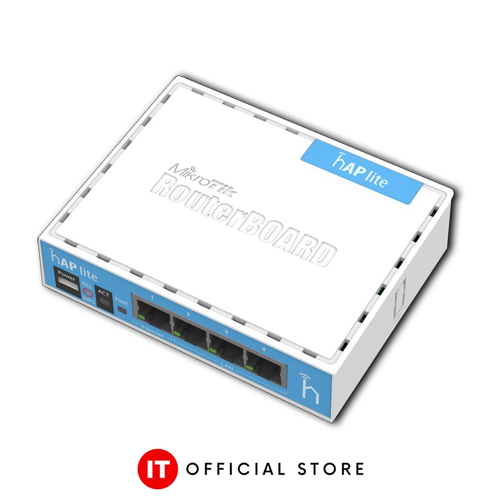 hAPLite Classic RouterOS V6 - Horizontal Desktop Case - MikroTik RB941 ...