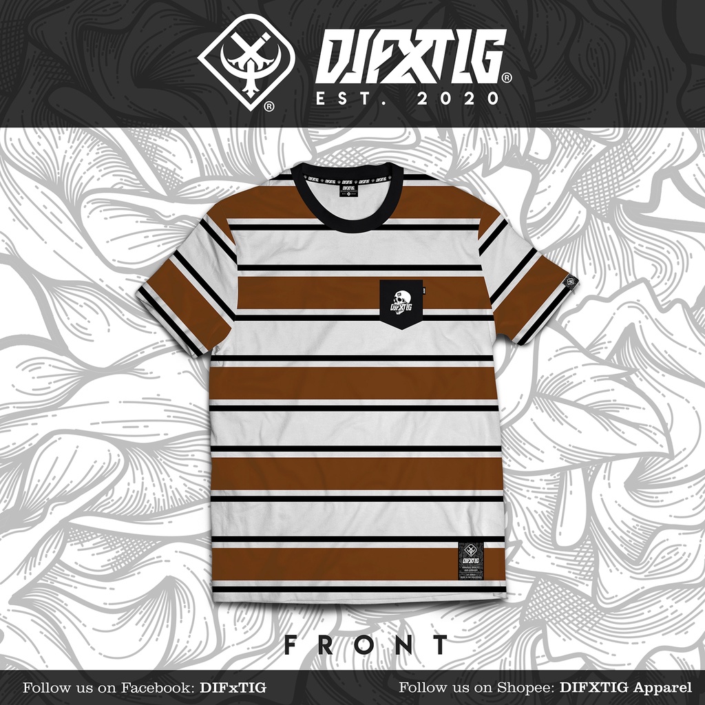 DIFXTIG® CLOTHING - "STRIPE POCKET" COLOR BROWN | Unisex | Men | Women ...