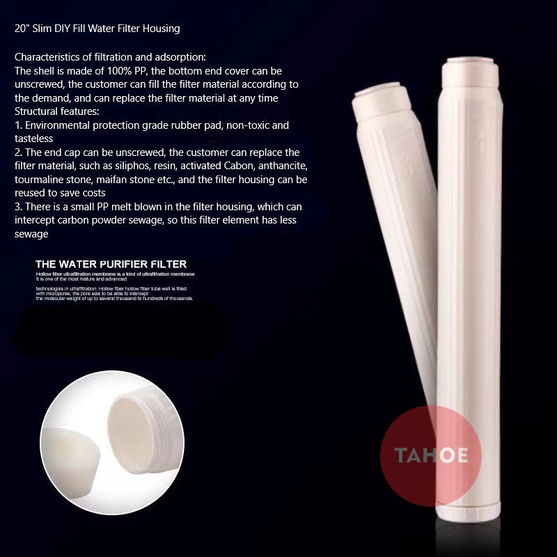 20" Slim DIY Fill Water Filter Housing | Shopee Philippines