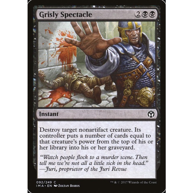 Magic the Gathering | Grisly Spectacle | Shopee Philippines