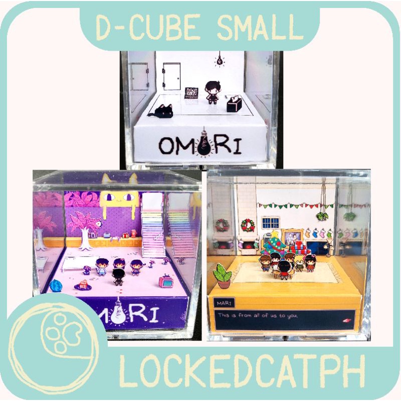 Omori Scenes Diorama Display Cube (Handmade) LockedCatPH | Shopee ...